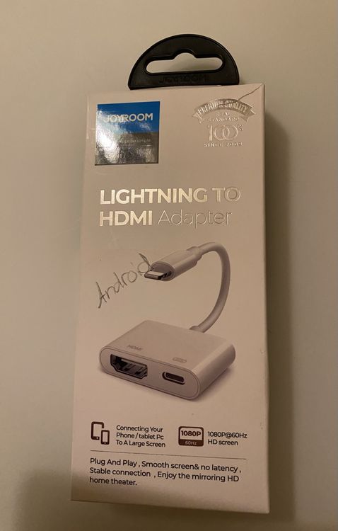LIGHTNING TO HDMI ADAPTER ANDROID (Neu und originalverpackt) in ...