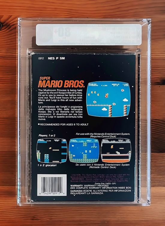 Super Mario Bros NES - VGA 80+ (Neu und originalverpackt) in Chermignon ...