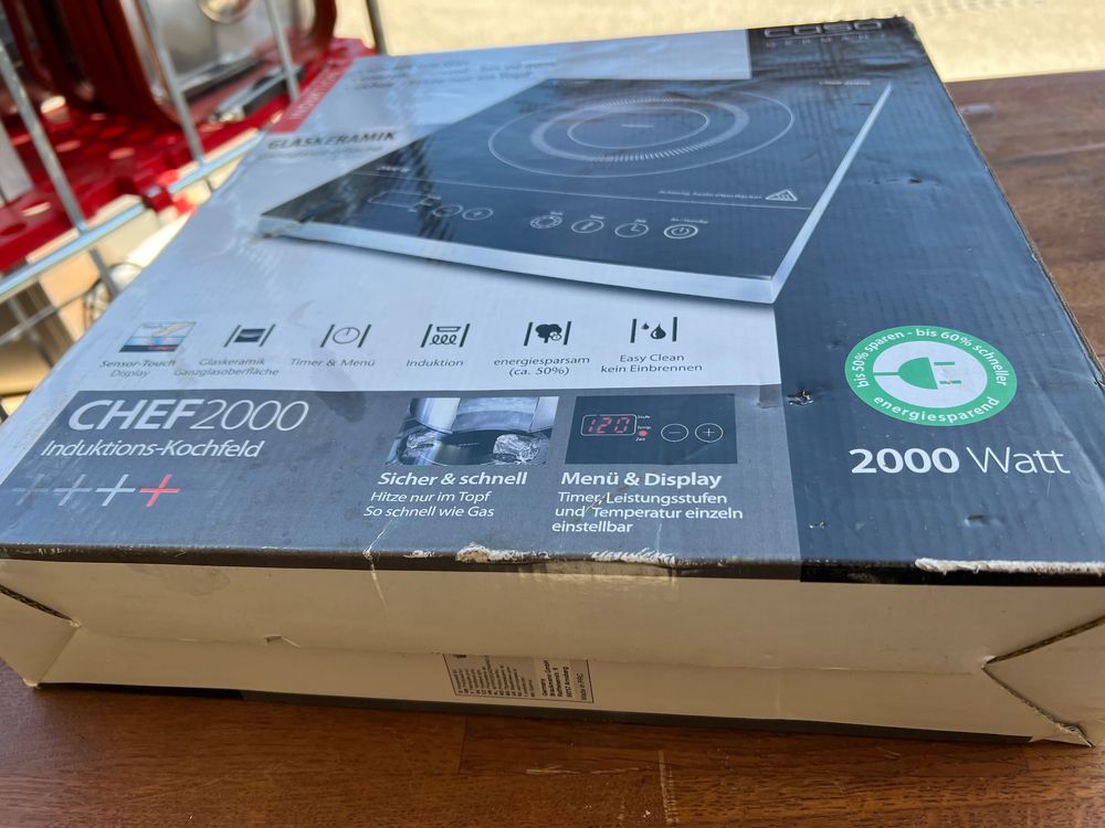 Caso Induktionskochfeld 2000W, neu originalverpackt | Kaufen auf Ricardo