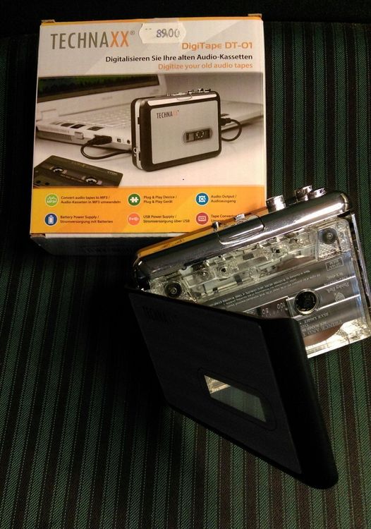 Cassetten-Spieler"Walkman" mit Philips Ohrhörer, Neuware (Neu und ...