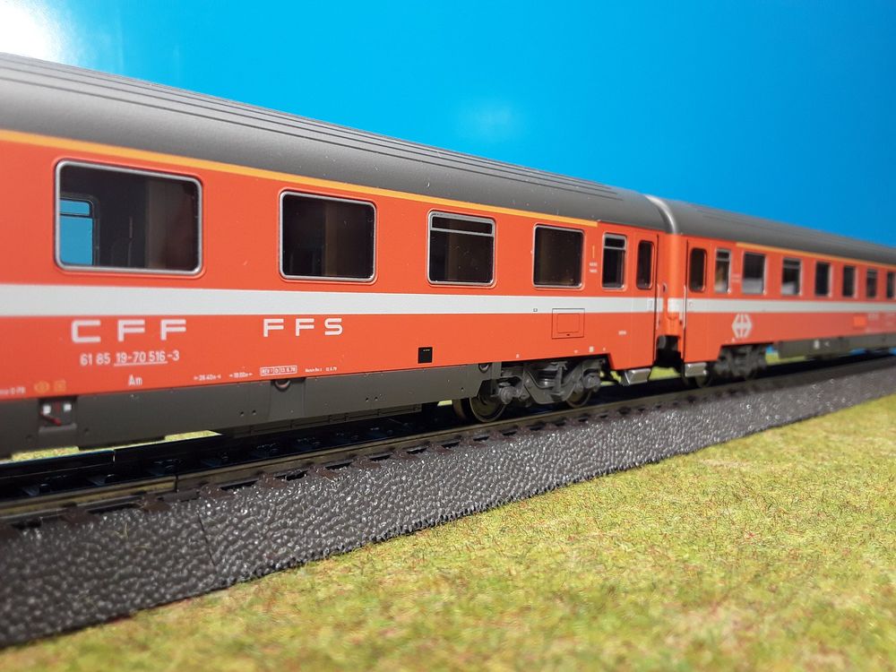 Märklin 43340 _ 4 teiliger SBB Reisezugwagen Zug Eurofima H0 (Gebraucht) in Hombrechtikon für ...