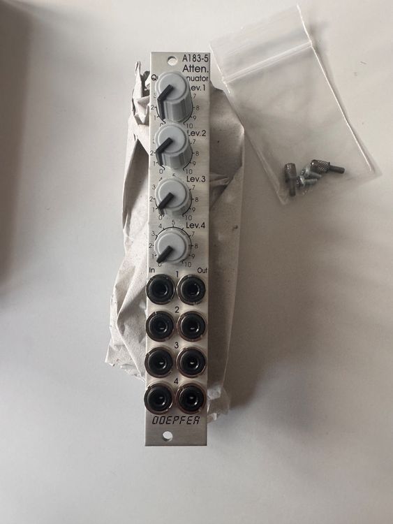 Doepfer A-183-5 Quad Attenuator (Eurorack Modul) (Gebraucht) in Jenaz für CHF 35 – mit Lieferung ...