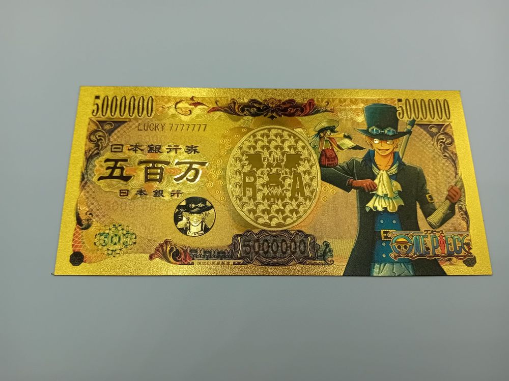 ♦One Piece♣ Anime Gold Banknote S1 | Kaufen auf Ricardo
