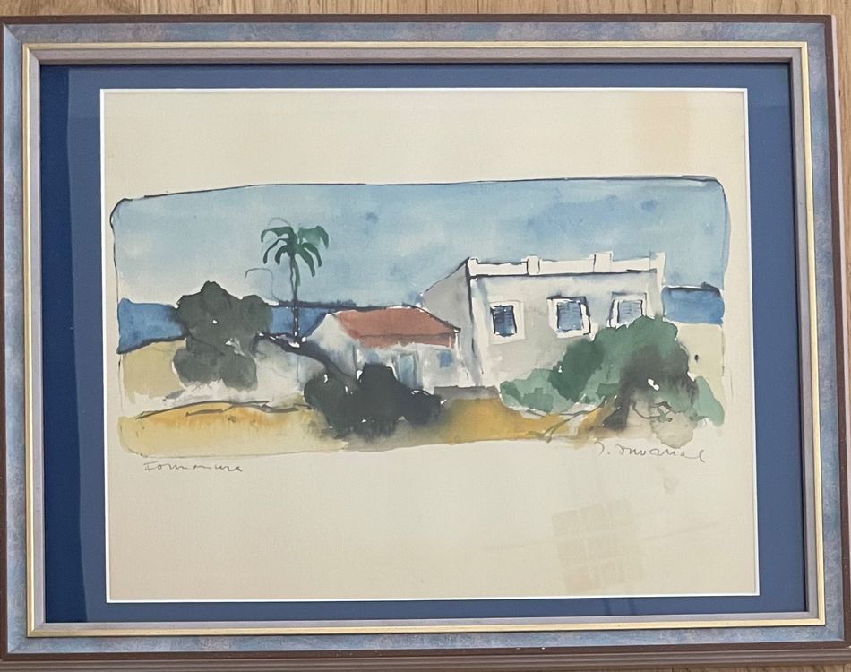 Joseph Edward Duvanel (1941-1976)Landschafts Aquarell (Gebraucht) in Root für CHF 25 – mit ...