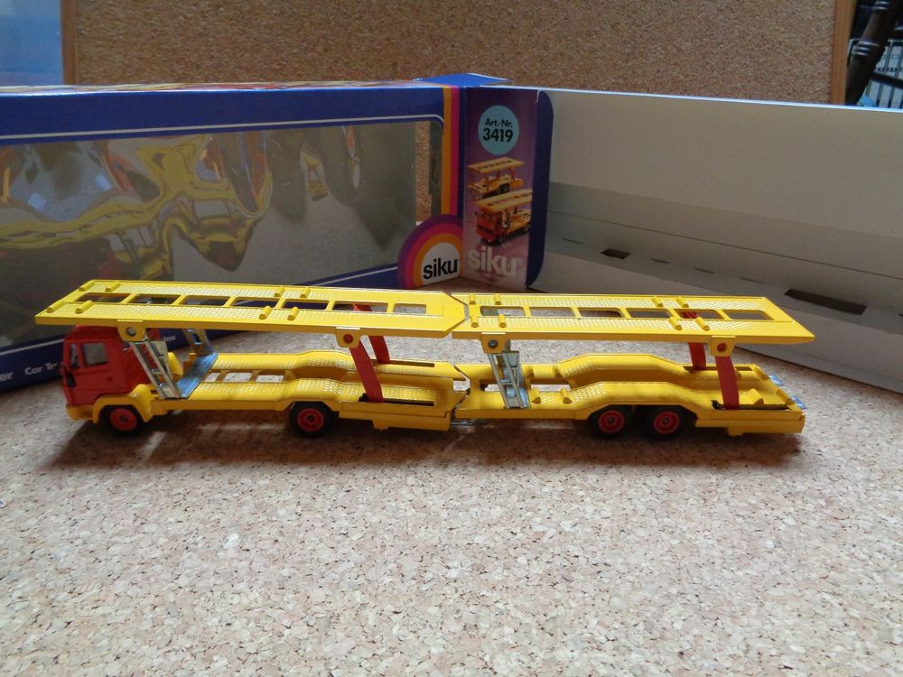 SIKU 3419 Mercedes LN2 Autotransport-Hängerzug (Neu und ...