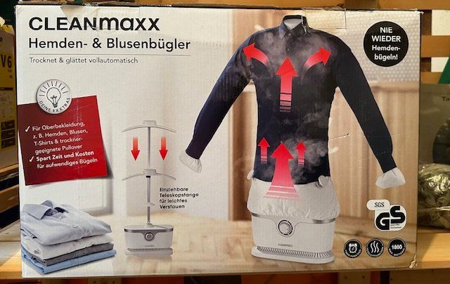 Cleanmaxx Hemden- und Blusenbügler (Neu und originalverpackt) in ...
