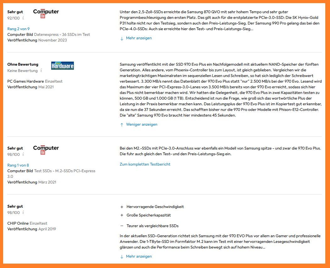 🔥Samsung 970 EVO Plus 1TB NVMe M.2 V-NAND SSD, top Zustand! (Gebraucht ...