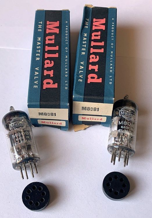 2 Röhren M8081 / 6J6WA (ECC91) 2fach-Triode, Mullard (Neu (gemäss Beschreibung)) in Biel/Bienne ...