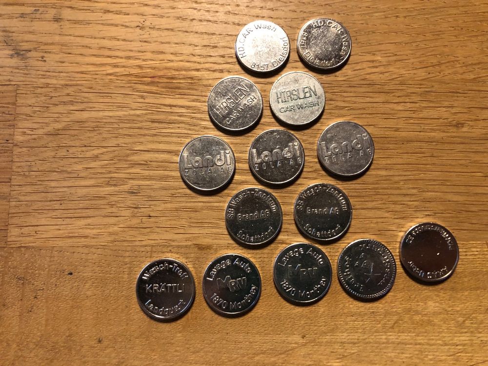 14 Jetons 6.2g (Gebraucht) in Vilters für CHF 3 – mit Lieferung auf Ricardo kaufen