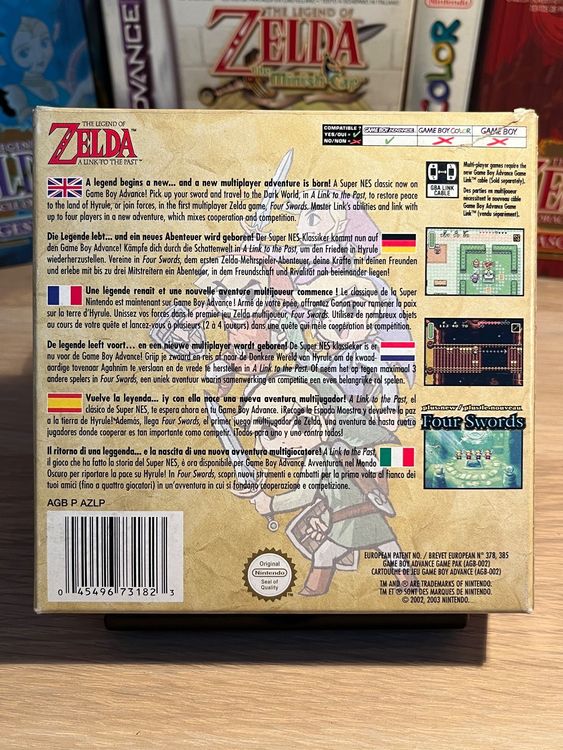 The Legend of Zelda Four swords OVP CIB Gameboy Advance | Kaufen auf ...