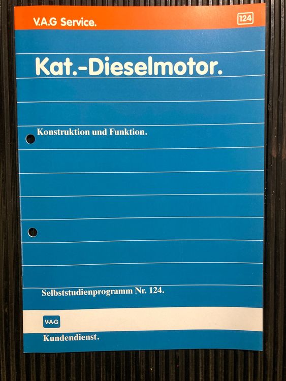 VW Kat-Dieselmotor Selbststudienprogramm Nr. 124 (Gebraucht) in Thun ...