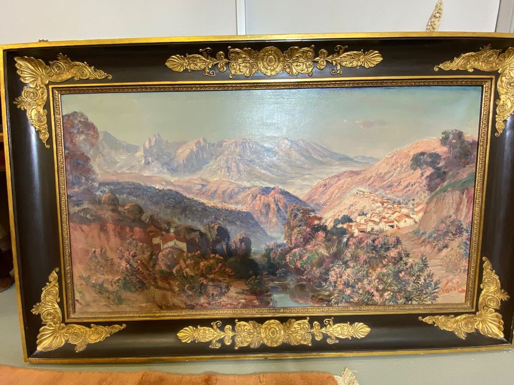 Maxime NOIRÉ (1861-1927) paysage orientaliste 141/78 cm (D'occasion) à Payerne pour CHF 2036 ...