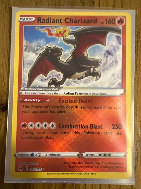 Pokemon Radiant Charizard 020/159 Crown Zenith EN | Kaufen auf Ricardo