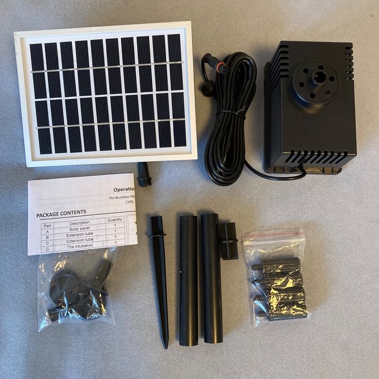 Solar Springbrunnen Teichpumpe Solarpumpe (Neu und originalverpackt) in Landquart für CHF 25 ...