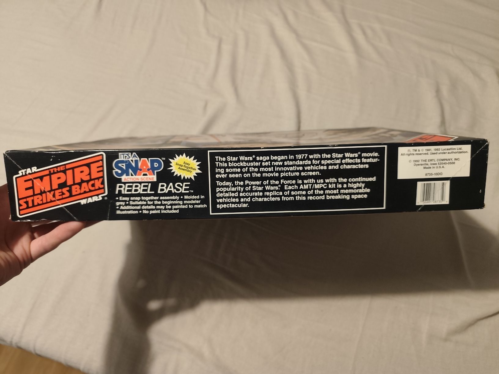Star Wars Hoth Rebel Base – Vintage MPC Modellbausatz 1992 (Neu und ...