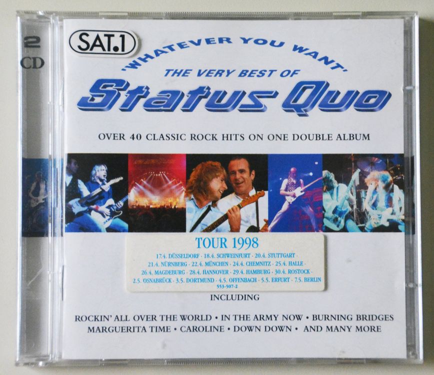Doppel-CD: Status Quo - Whatever you want / the very best of | Kaufen auf Ricardo