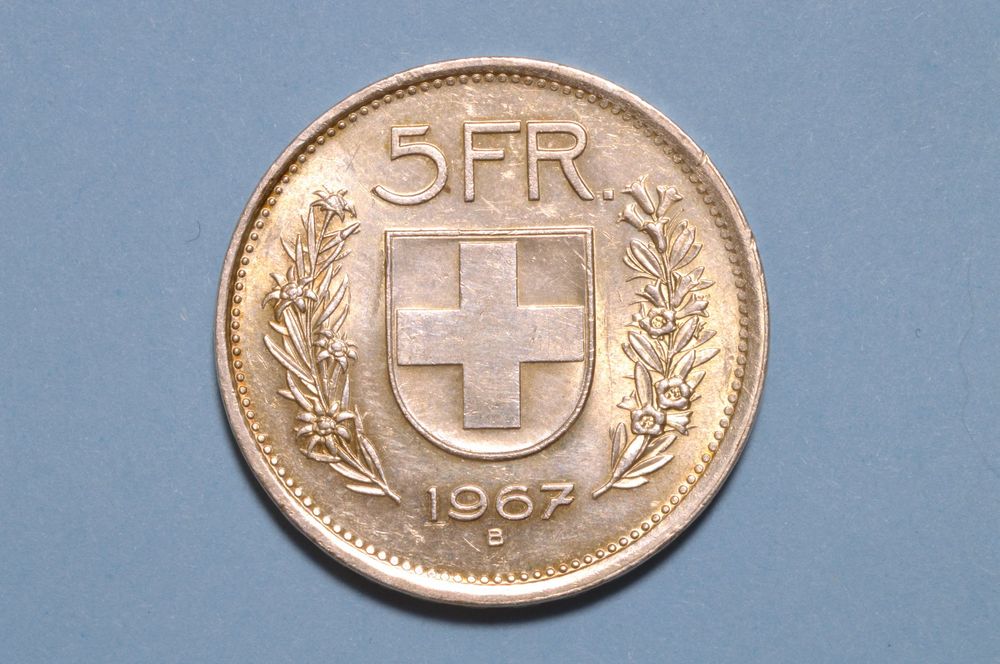5 Franken 1967 mit 3 sterne vor Gesicht (Gebraucht) in Oberglatt ZH für CHF 55 – mit Lieferung ...