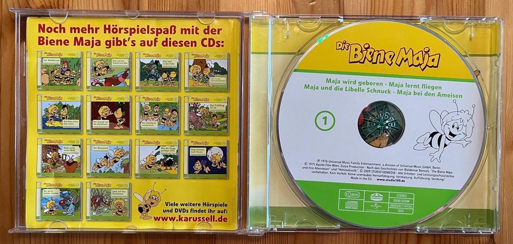 Biene Maja Hörspiel CD "Maja lernt fliegen" (Nr. 1) 🐝 (Gebraucht) in ...