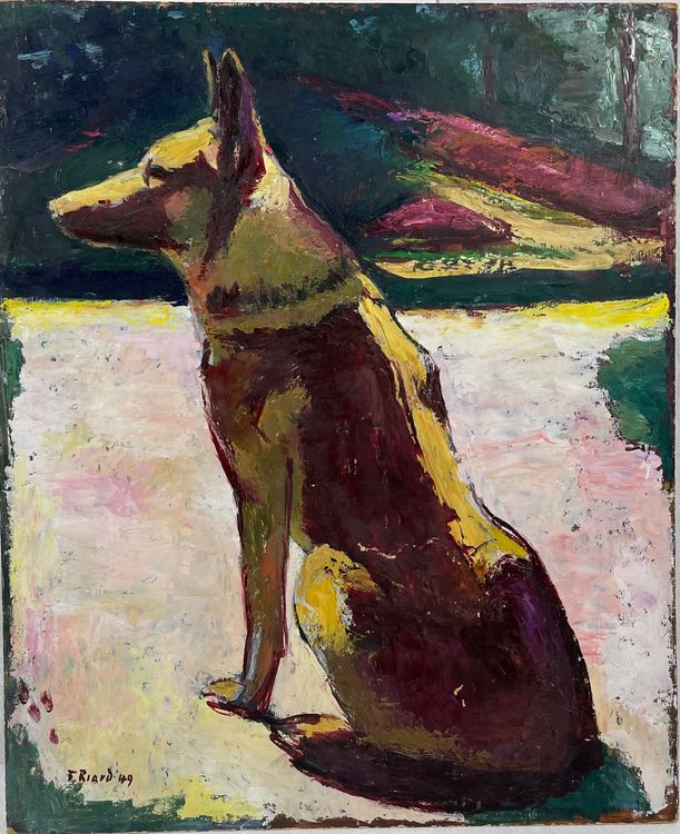 Fernand RIARD (1896-1959) Hunde Gemälde (Gebraucht) in Root für CHF 80 ...