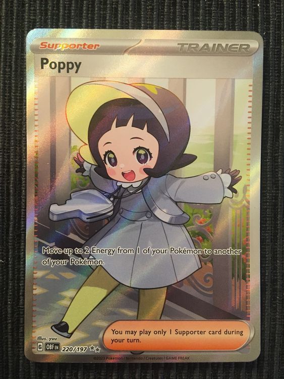 Pokemon Obsidian Flames Poppy Fullart Englisch | Kaufen auf Ricardo
