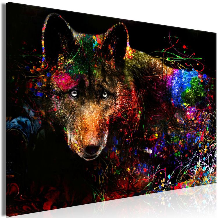 SUPER PREIS! XXL WANDBILD Wolf Abstrakt (Neu und originalverpackt) in Bern für CHF 89 – mit ...