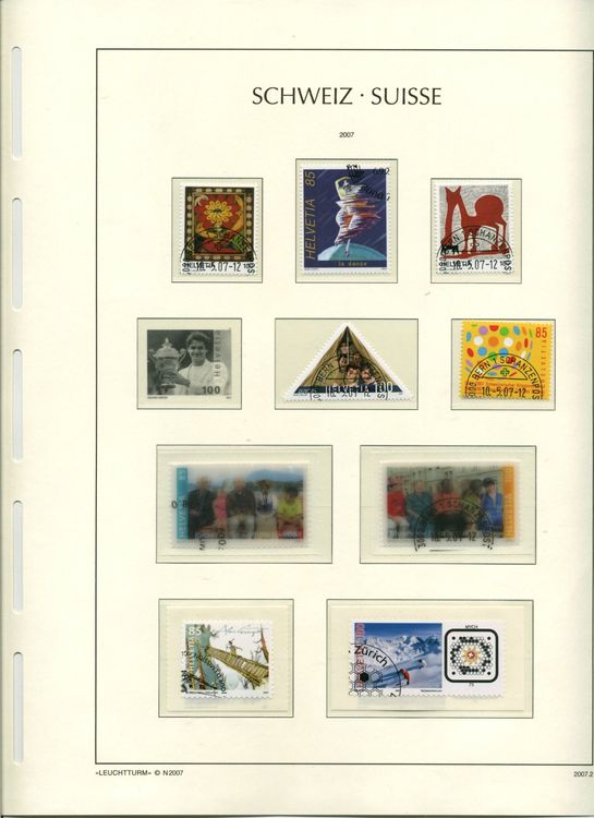 9 WERTE ET ECK ODER HALBVOLLSTEMPEL 2007 - FR. 26.40 | Kaufen auf Ricardo