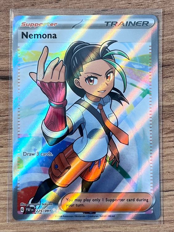 Nemona FULL ART Pokemon Paldean Fates PAF 229/091 (Gebraucht) in ...