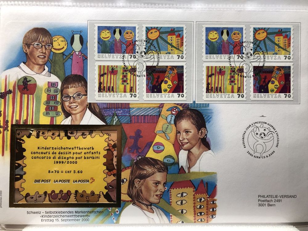 FDC Grossbrief Kinderzeichenwettbewerb aus MH 2000 ET | Kaufen auf Ricardo