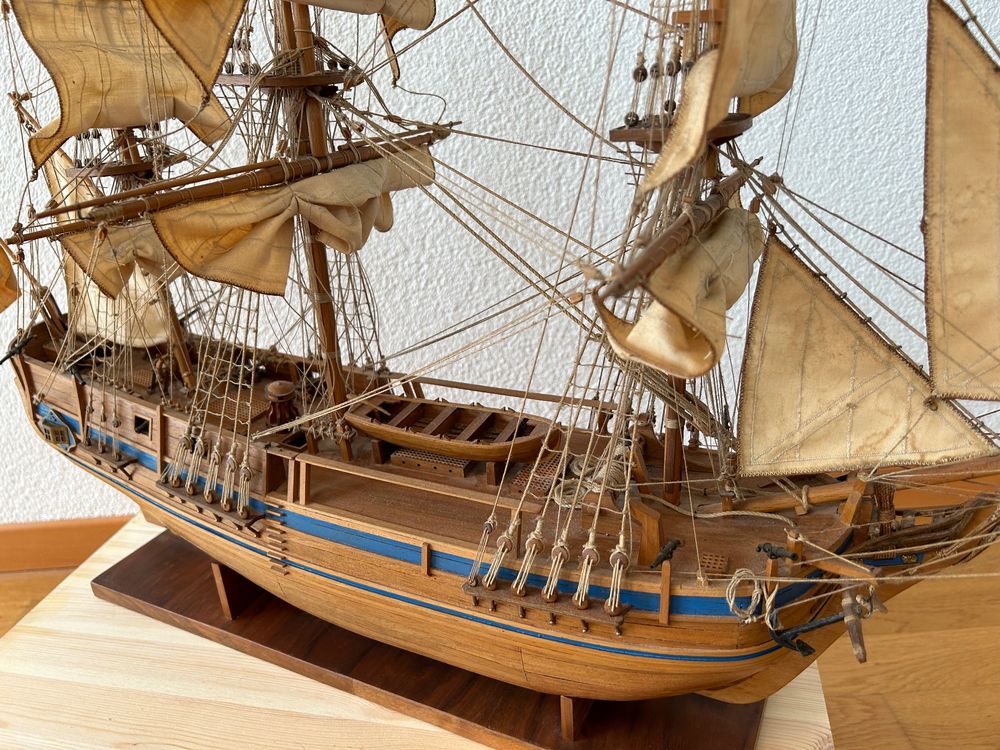 Modellschiff HMS Bounty 1787 - schönes Segelschiff aus Holz (Gebraucht ...