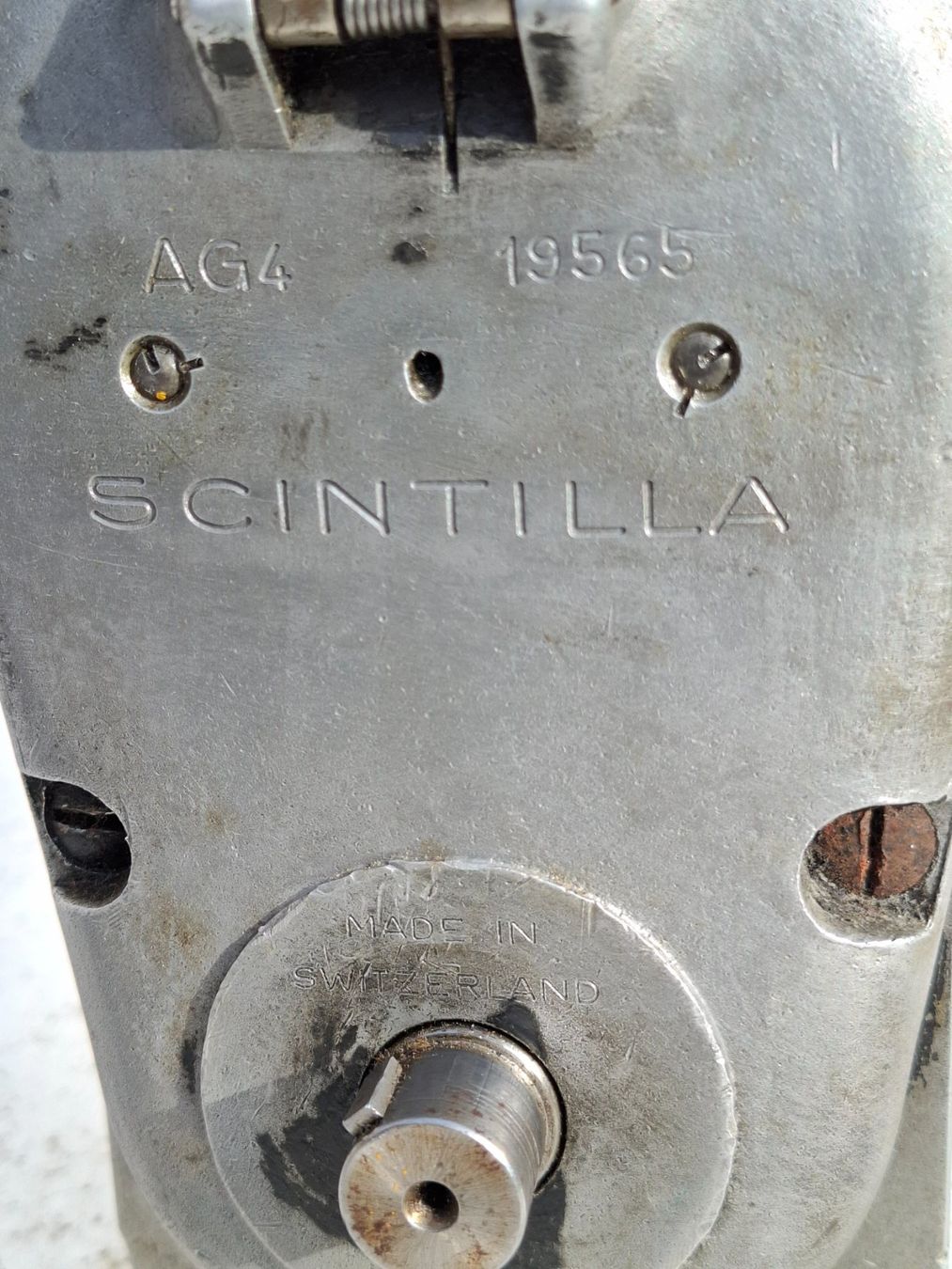 Zündmagnet Scintilla, Modell AG 4, 4 Zylinder, guter Zustand (Gebraucht ...