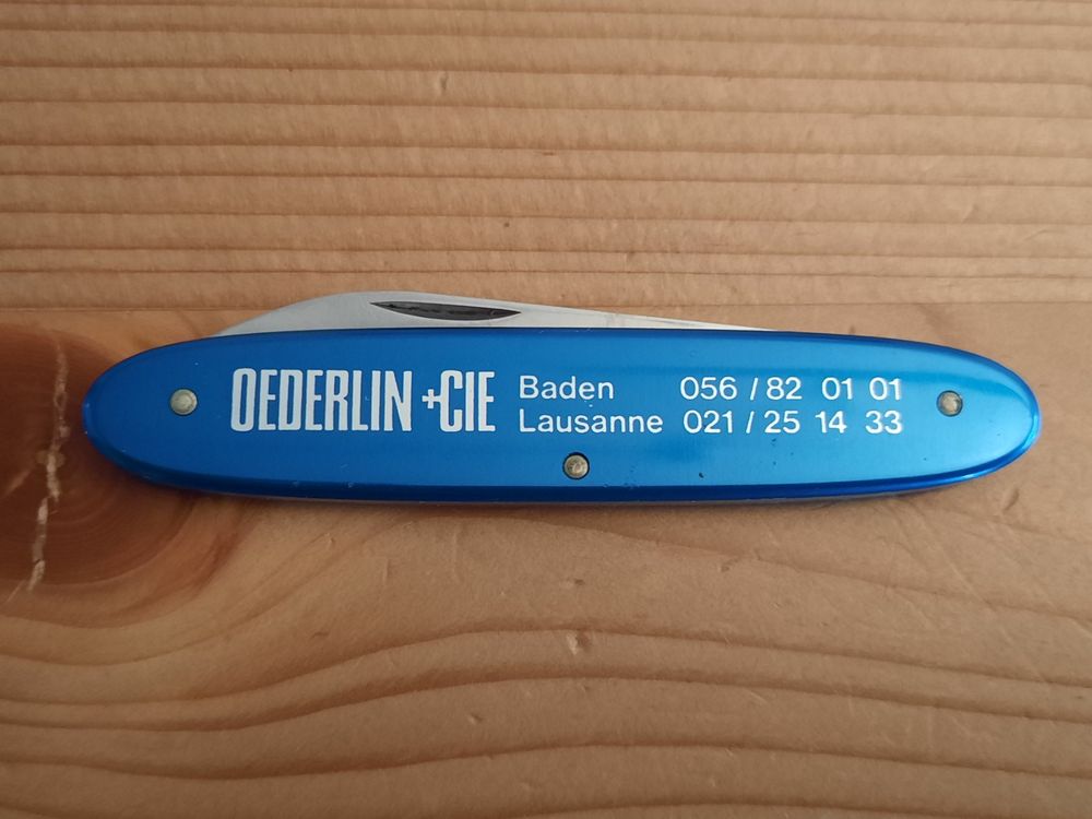 Victorinox Sackmesser "Oederlin+Cie" Zustand gem. Bilder (Gebraucht) in ...