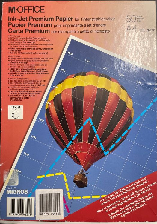 Ink-Jet Premium Papier für Tintenstrahldrucker | Kaufen auf Ricardo