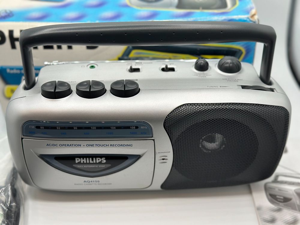 RADIO+Cassette K7 Vintage 1996 ! Philips AQ4150 FM Portable (Gebraucht ...