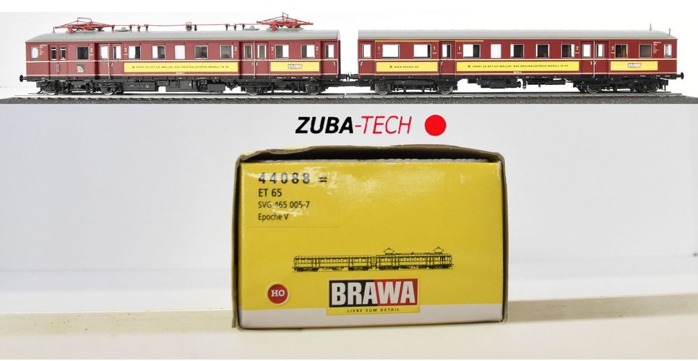 Brawa 44088 E-Triebwagen mit Beiwagen ET 65 SVG GS mit OVP (Gebraucht ...
