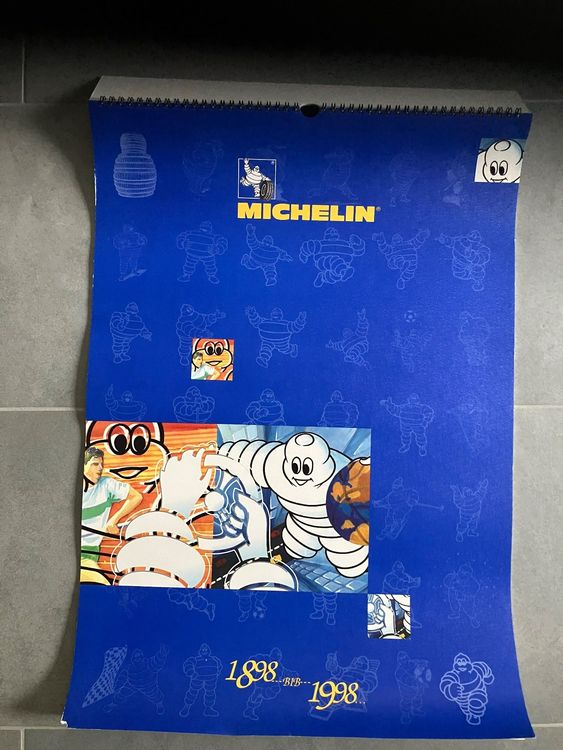 Calendrier du centenaire MICHELIN - Bibendum 1898-1998 (Gebraucht) in Cortaillod für CHF 15 ...