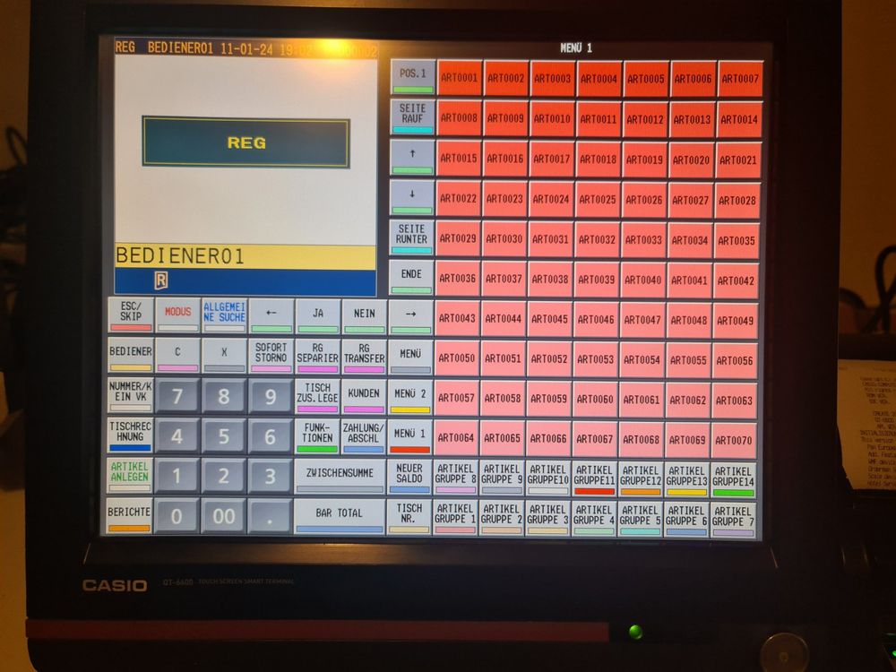 Touchkasse 15" Casio QT6600 | Kaufen auf Ricardo
