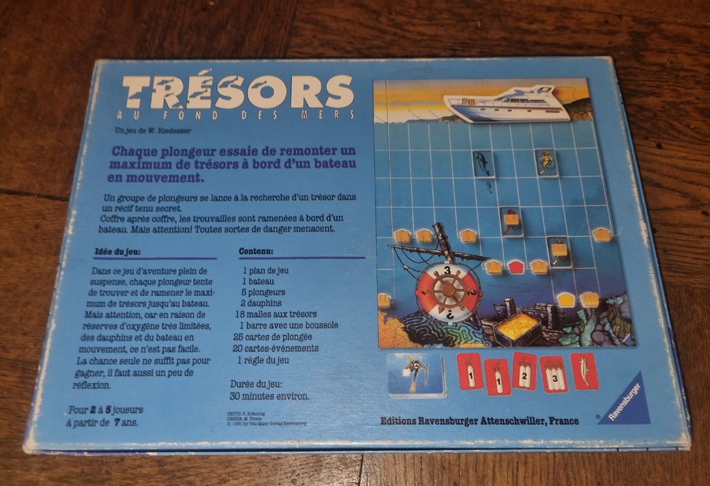 Trésors au fond des mers, jeu de société Ravensburger! (D'occasion) à ...