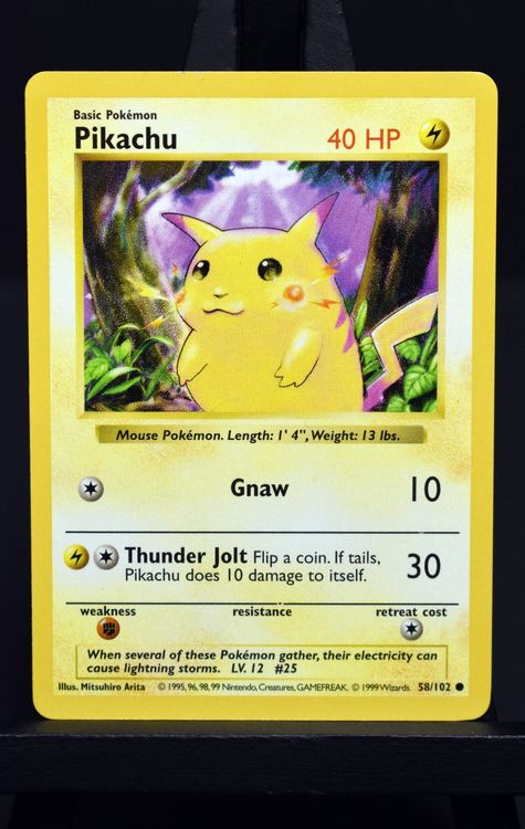 Pokémon Pikachu Red Cheeks SHADOWLESS | Kaufen auf Ricardo