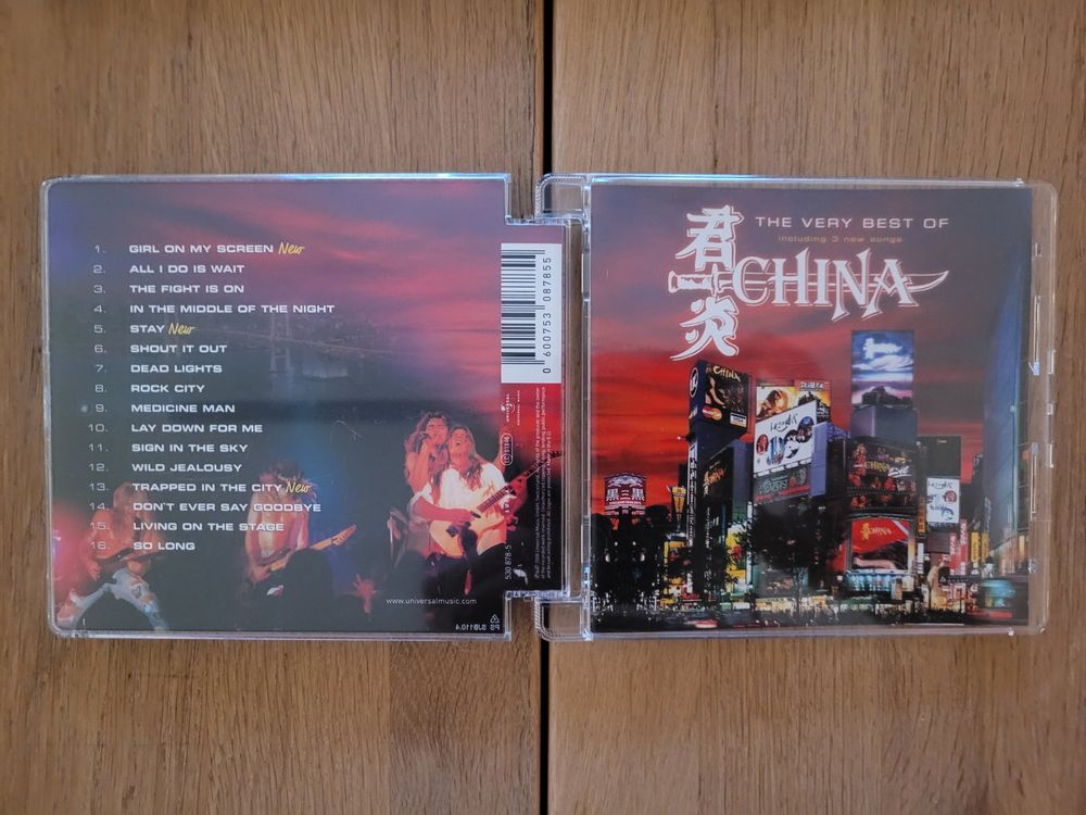 CD China (CH) - The Very Best Of China incl. 3New Songs 2008 (Gebraucht ...
