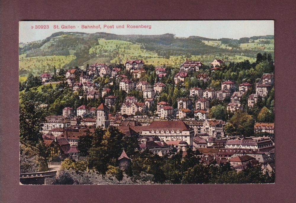 ST. GALLEN - Bahnhof - Post - Rosenberg (D'occasion) à Pully pour CHF 6 ...