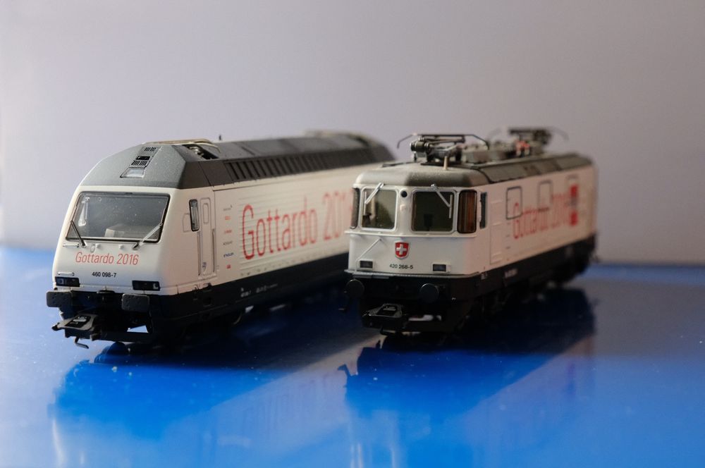 Trix: Doppelpackung "Gottardo 2016" SBB 420/460 - 22391 (Neu und ...