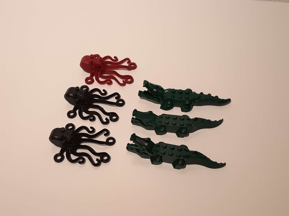 LEGO Figuren Oktopus und Krokodil | Kaufen auf Ricardo