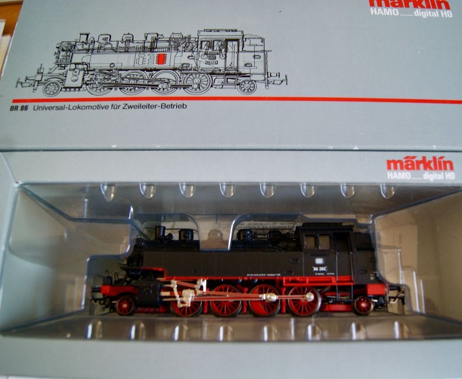 locomotive vapeur Marklin 3096, DB, BR 86, 86260, digitale | Acheter ...