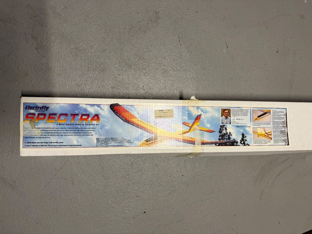 Spectra 2 m Electric Powered Sailplane Kit (Neu und originalverpackt ...