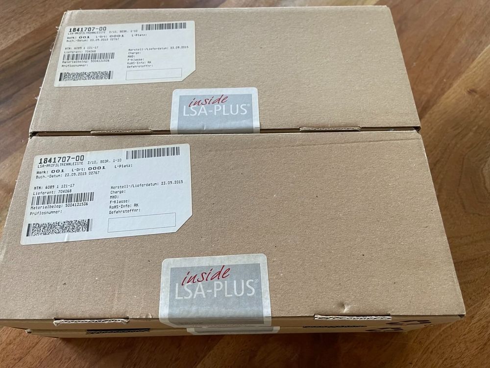40 Stück Krone LSA Plus Profiltrennleiste 2/10 (Neu und ...