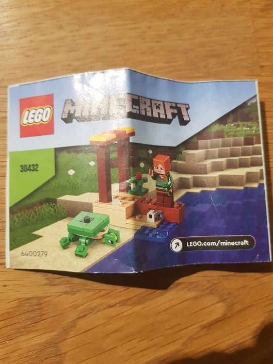 Lego Minecraft 30432 Strand mit Turtle Polybag (Gebraucht) in Wattwil ...