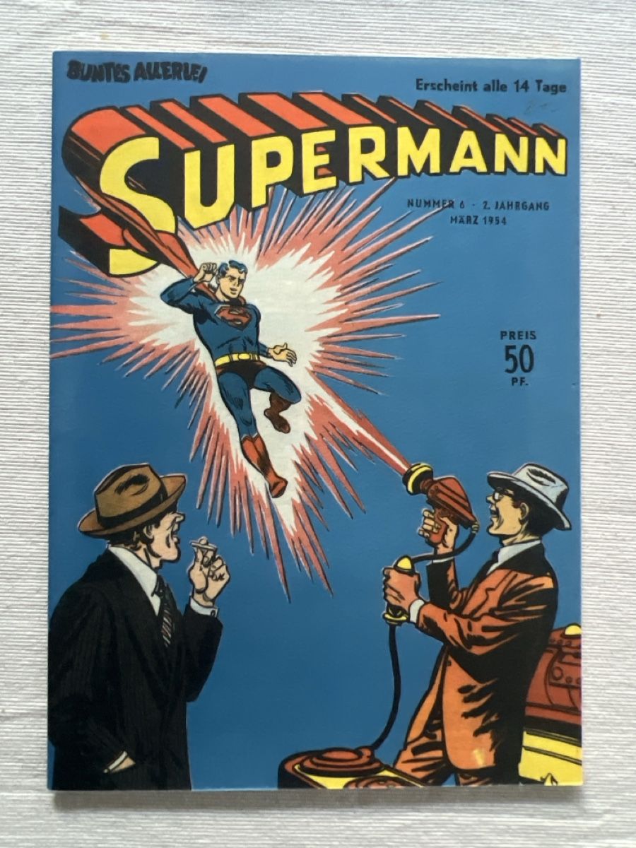 Superman Comic Heft Nr. 6 von 1954, Top Zustand! Hethke ND (Gebraucht) in Gysenstein für CHF 28 ...