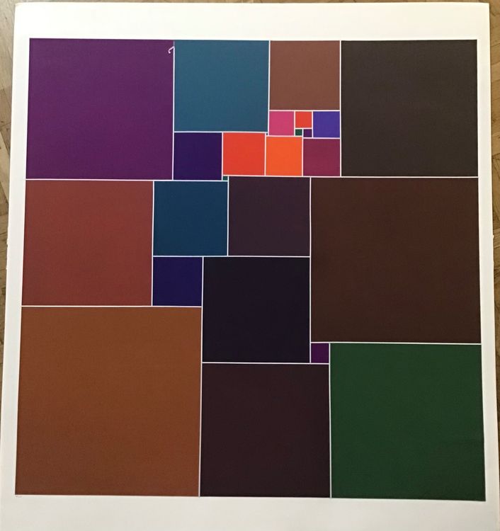 Konkrete Grosse Mischtecknik Collage Unleserlich Signiert (Gebraucht) in Root für CHF 20 – mit ...