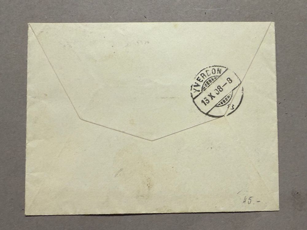 104 Brief Ste Croix der seltene Stempel mit grosser Brücke (Gebraucht ...