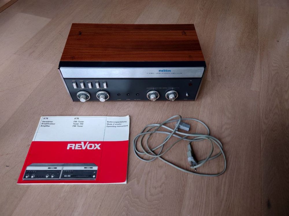 Revox A78 Mk-2 100W Stereo Amplifier (Gebraucht) in Epalinges für CHF 220 – mit Lieferung auf ...